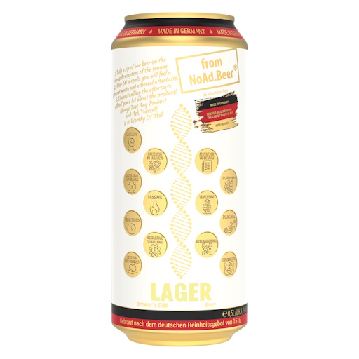 Lager-DNA - No Advertising Beer